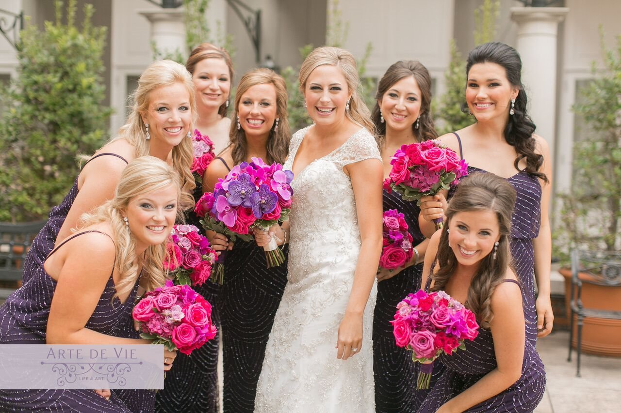 bridal party - NOLA FLORA