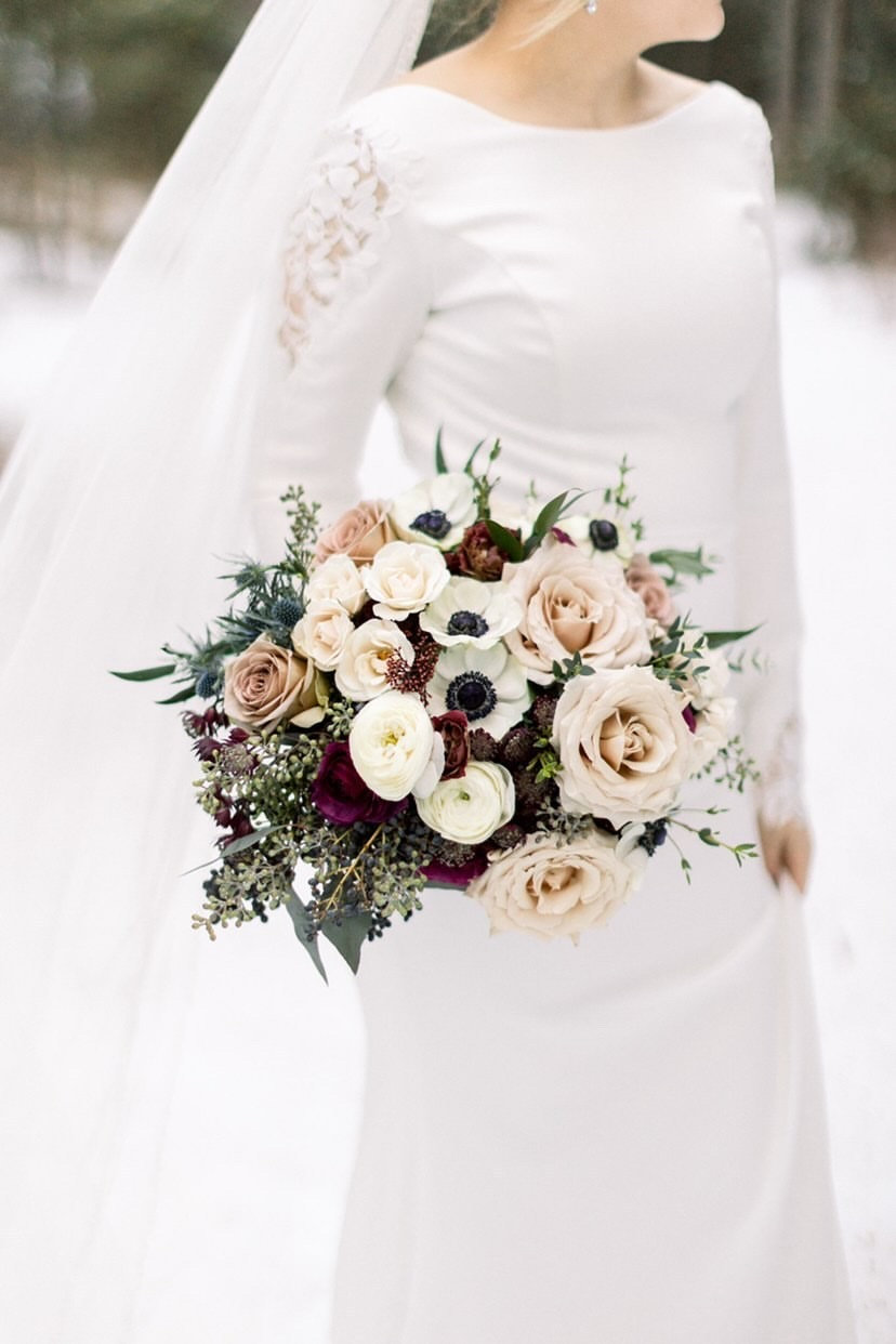 Anemone Bridal Bouquets