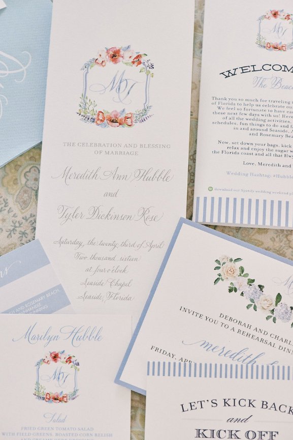 Meredith + Tyler - Florals By The Sea