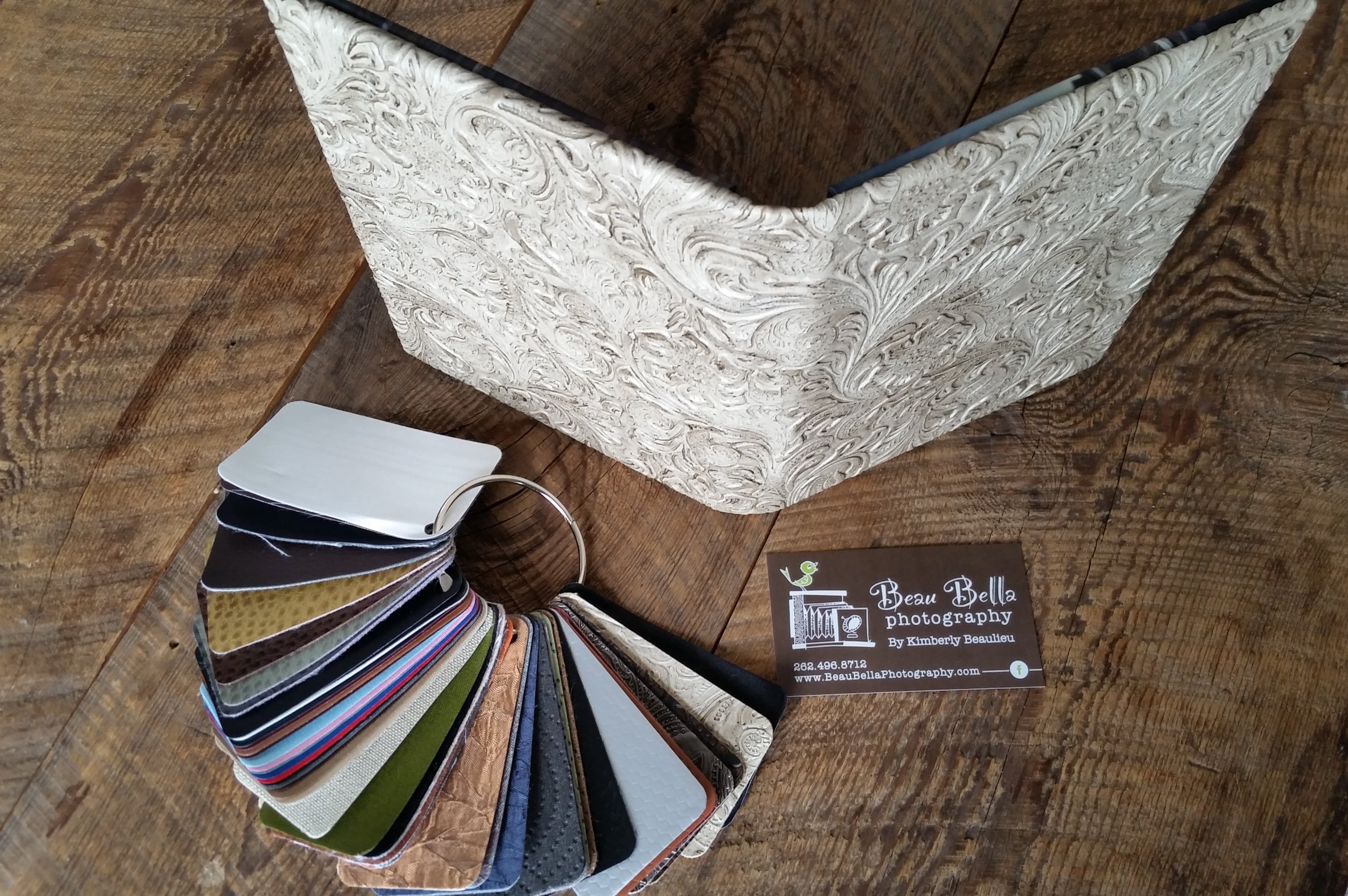 Senior Photography 5x7 Folio Fabric - Beau Bella Photography