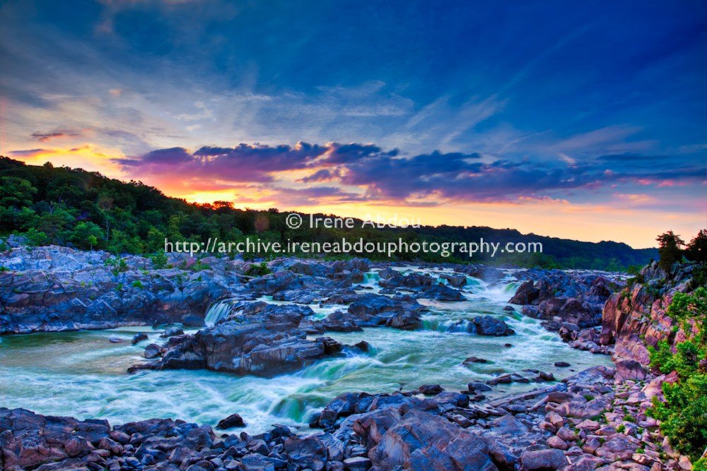 Great Falls Sunset: Vision Doesn't End with the Click of the Shutter - Irene Abdou Photography ...