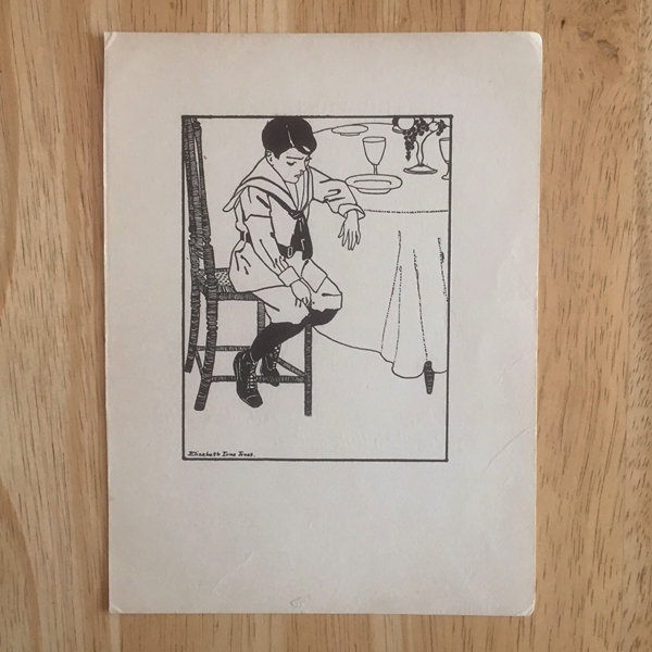 The Which Book - Boy at Table - John M Alexander