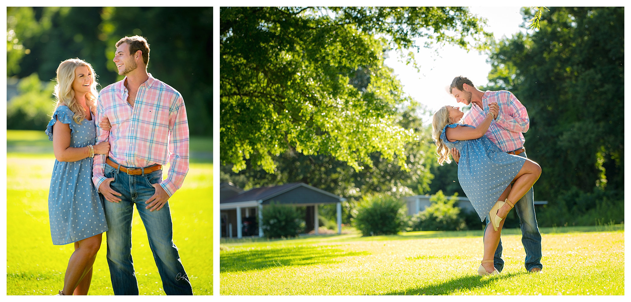 BRANDON + SARAH // ENGAGEMENT SESSION // FAISON, NC - Carly Fogleman
