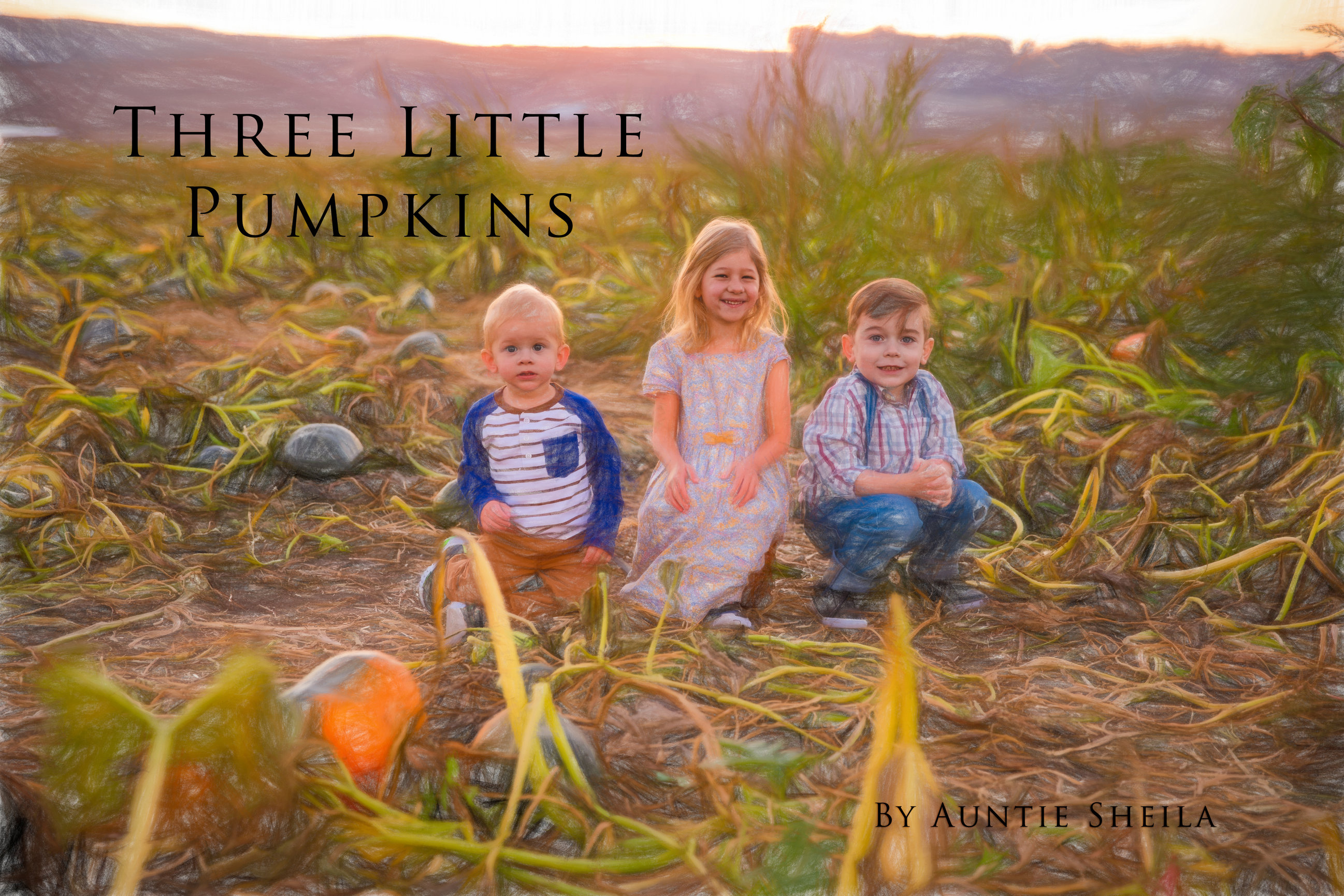 Three Little Pumpkins - Studio J Portraits