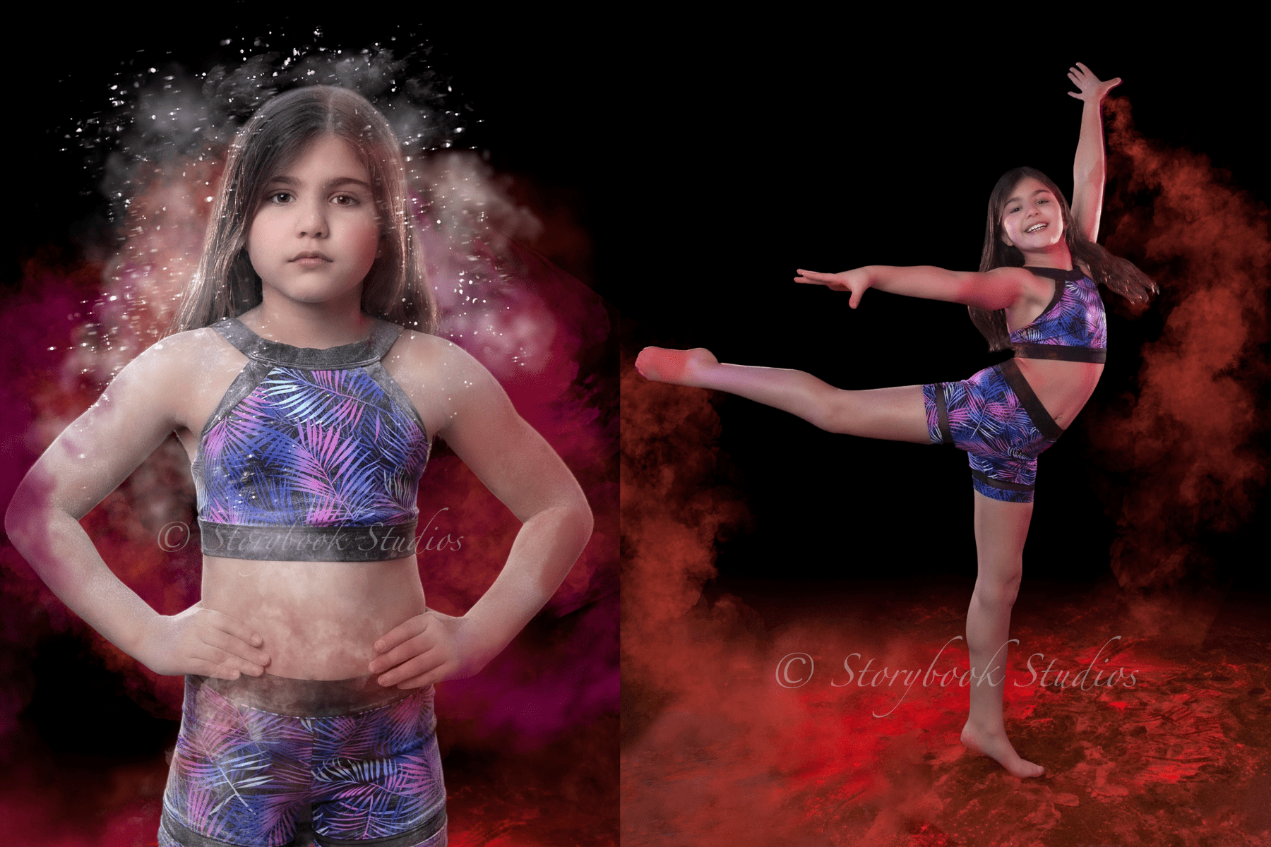 Color Powder Dancer Photoshoot with Lola
