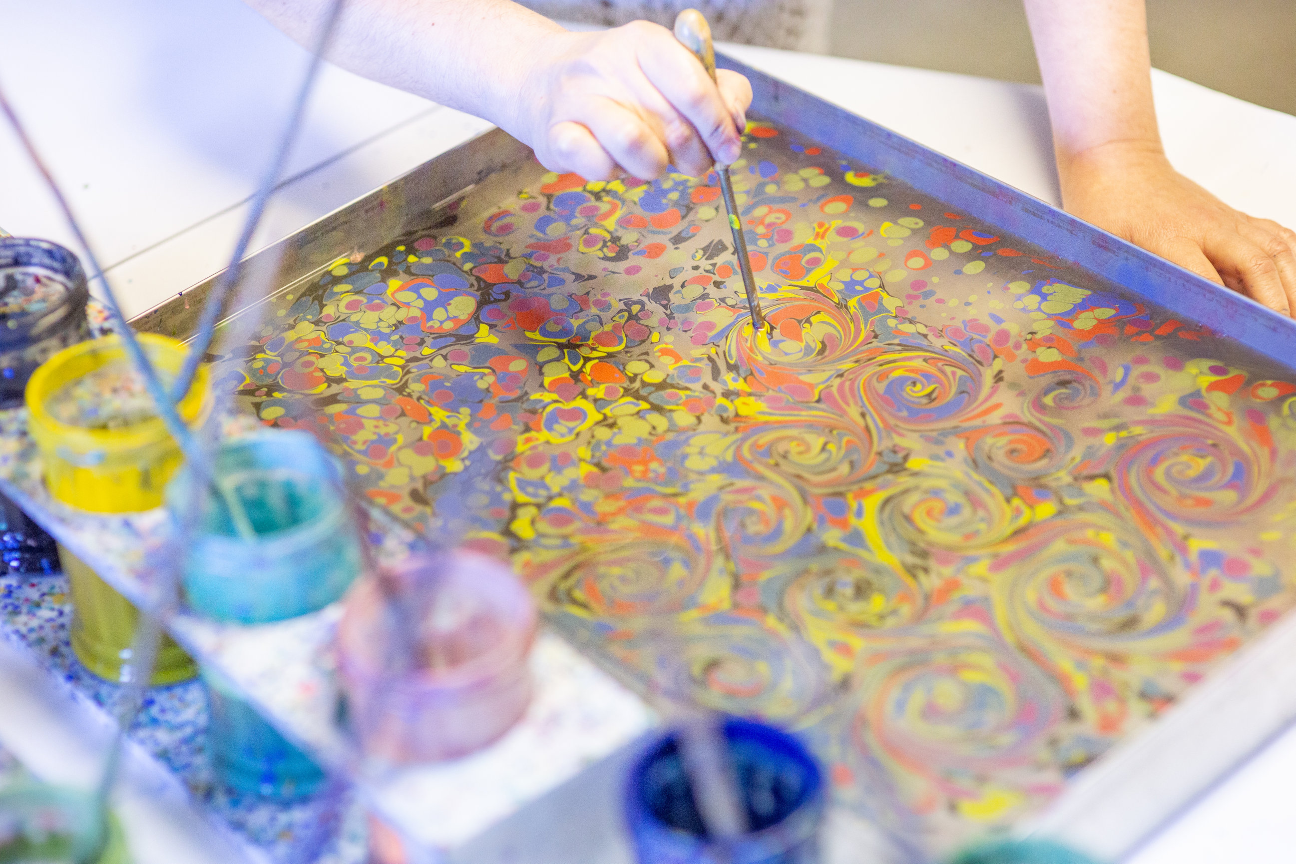 Ancient Art of Water-Marbling, Ebru