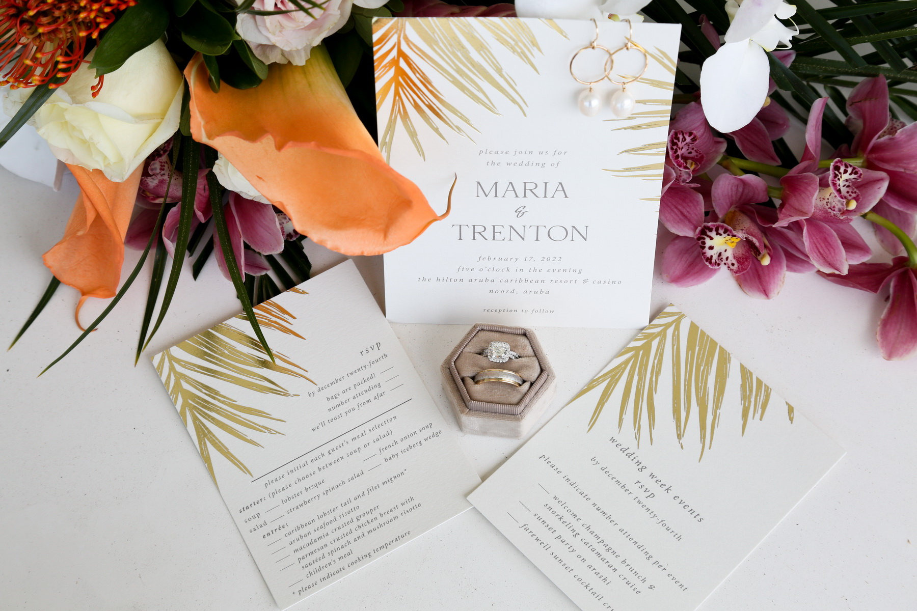 Hilton Aruba Caribbean Resort Wedding - Maria and Trent