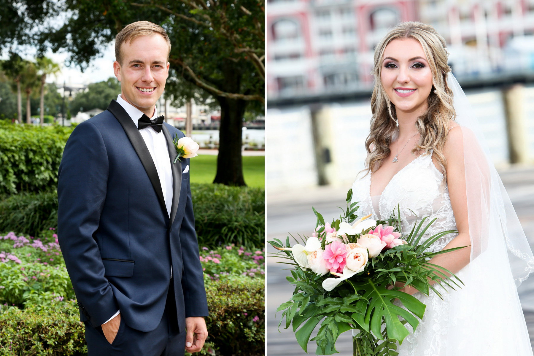 Ariel's at Disney's Yacht and Beach Resort Wedding and Epcot France ...