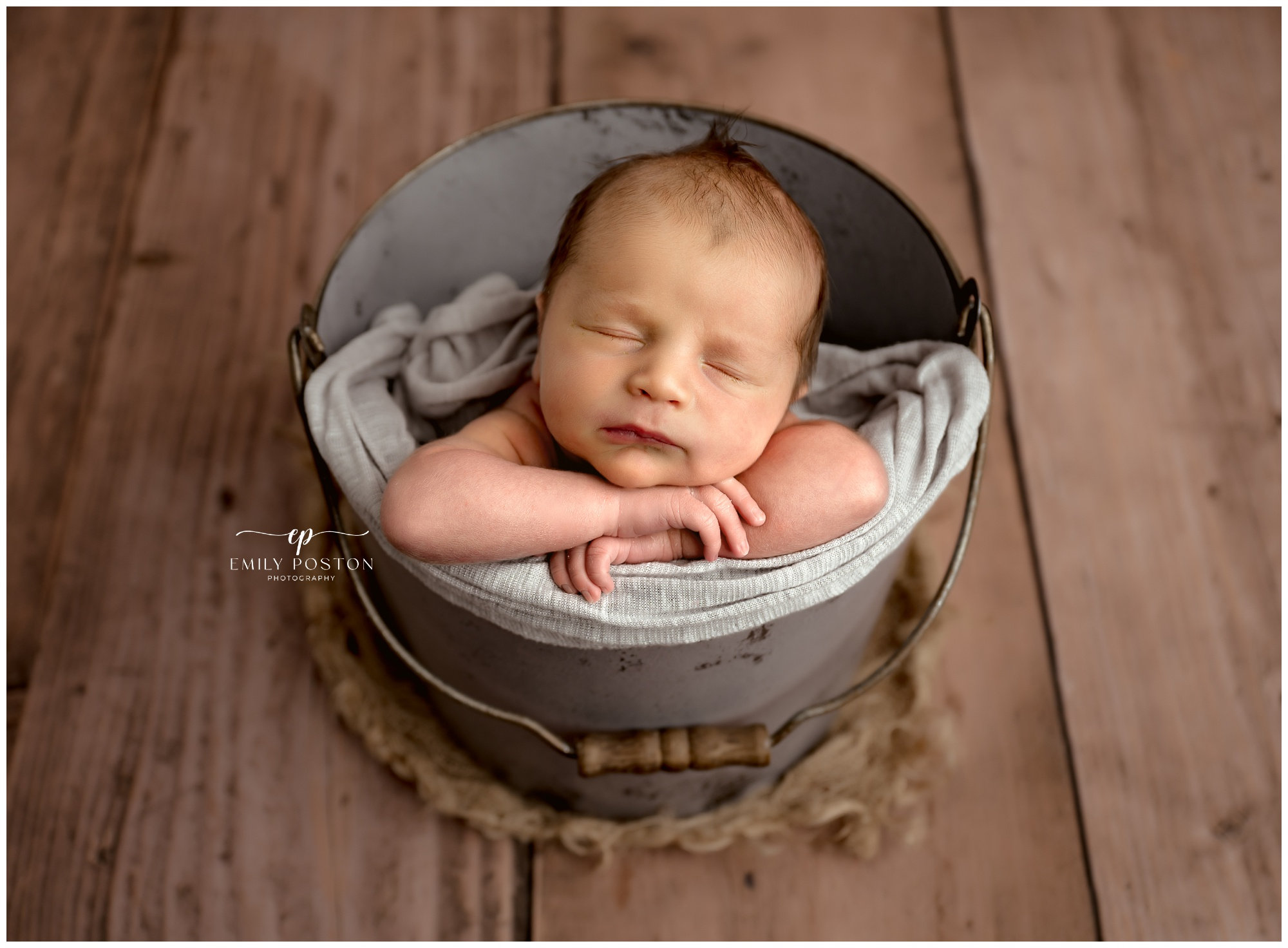 Baby Brooks's Wide Awake Newborn Photo Session
