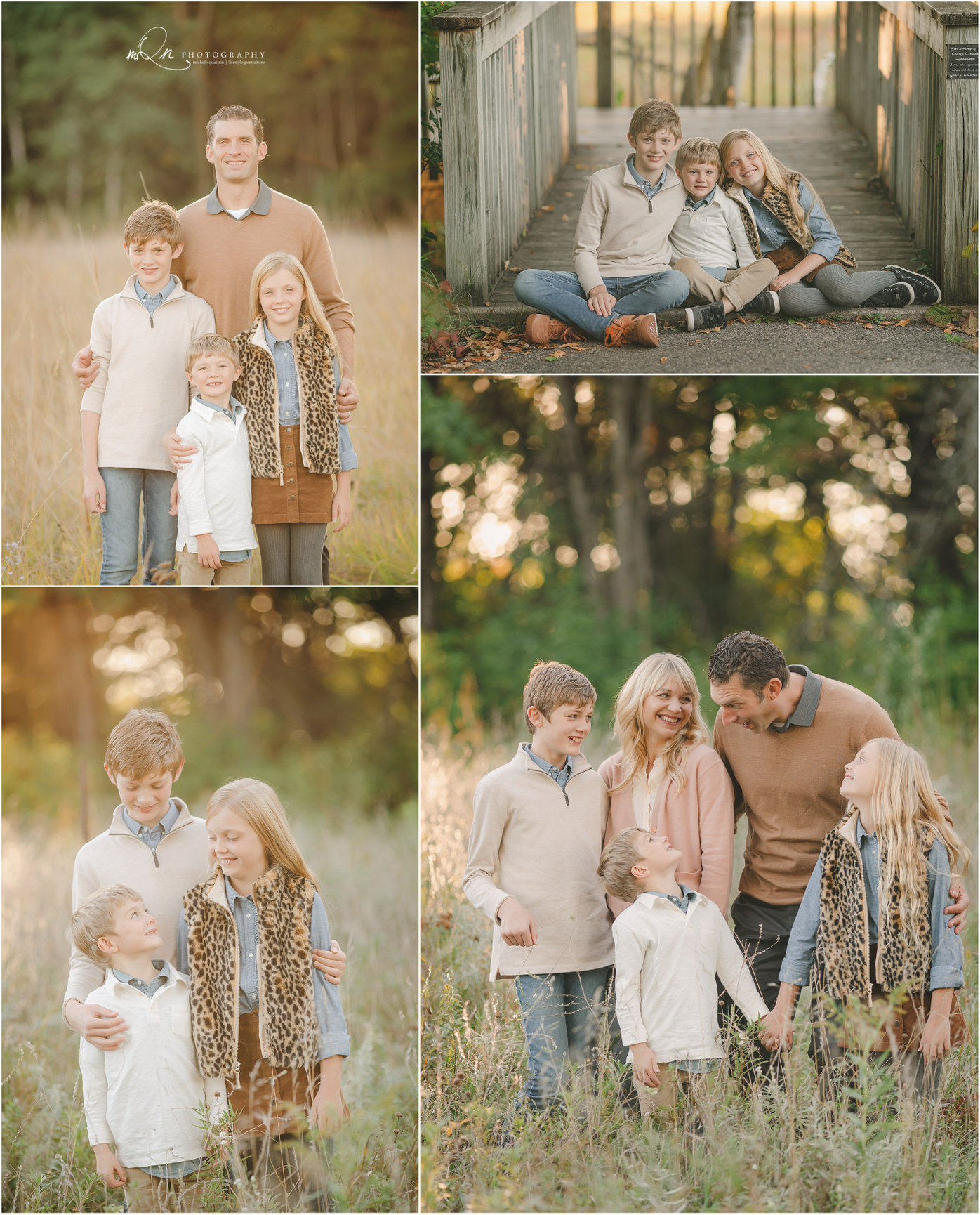 Fall Family Photo Session at Tamarack Nature Center