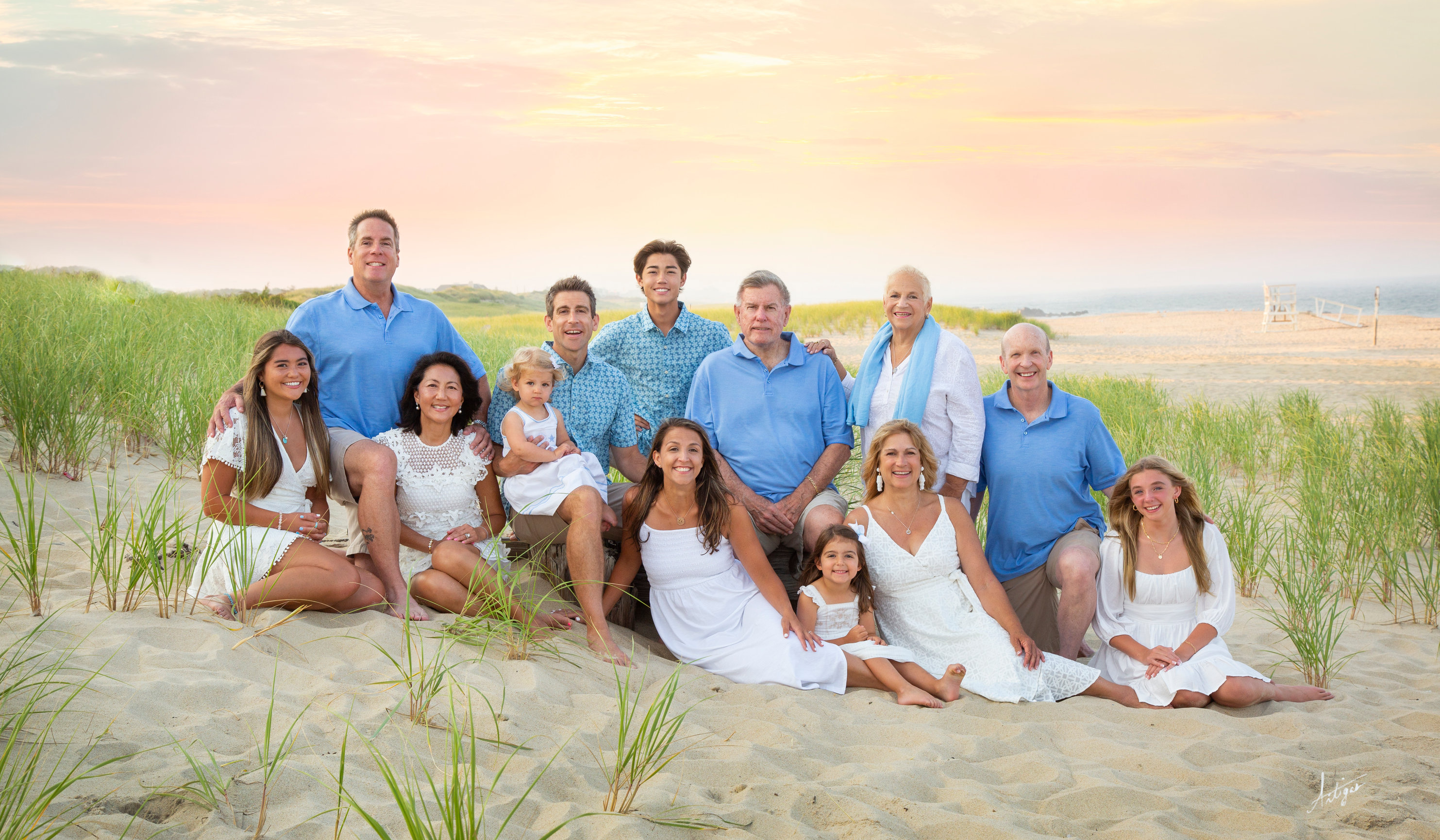 Family Beach Portraits - Theresa Artigas Portrait Artist