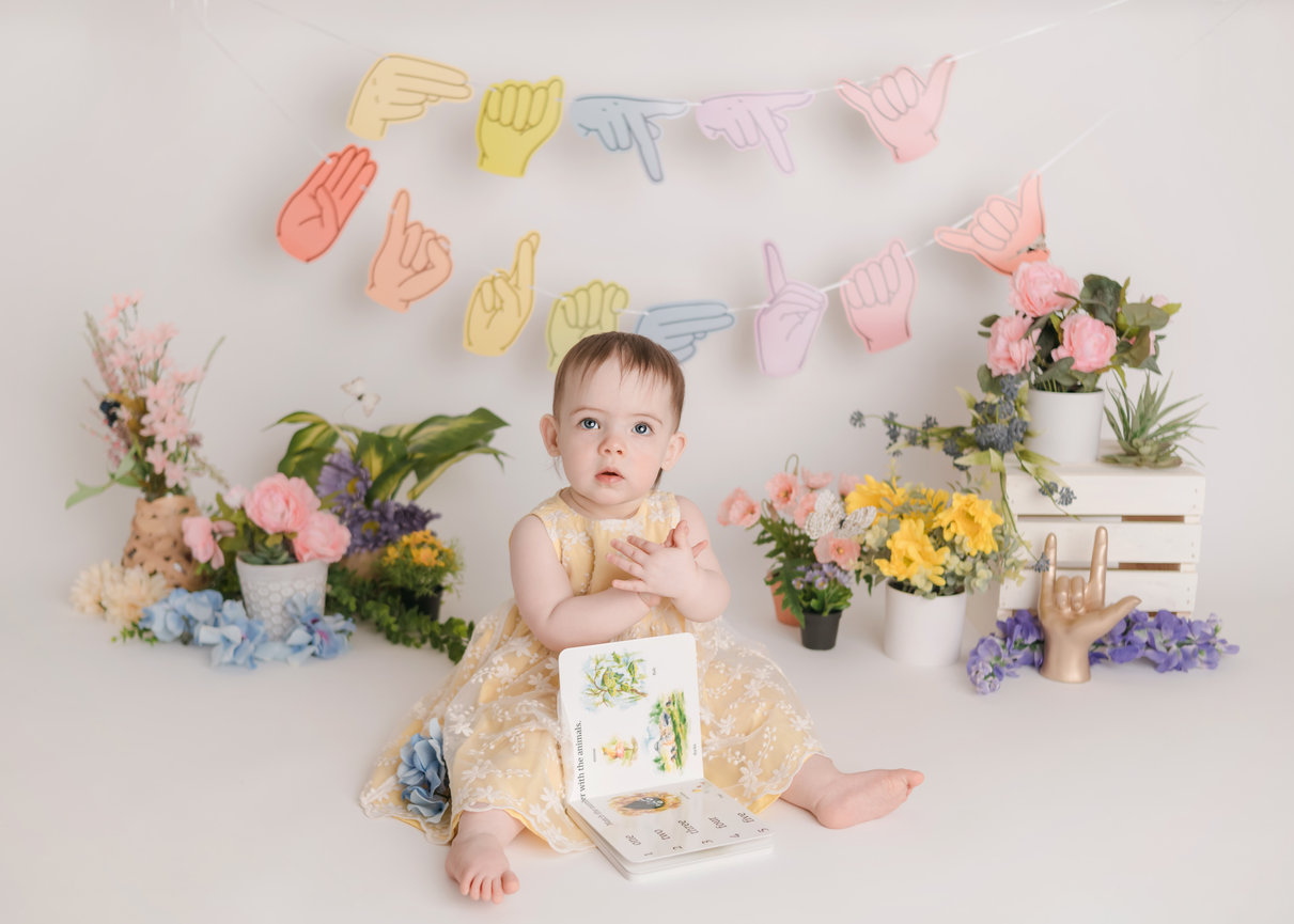 ASL themed First Year Session - Bolt Photography