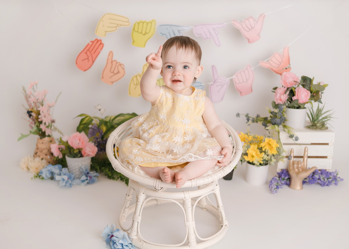 ASL themed First Year Session - Bolt Photography