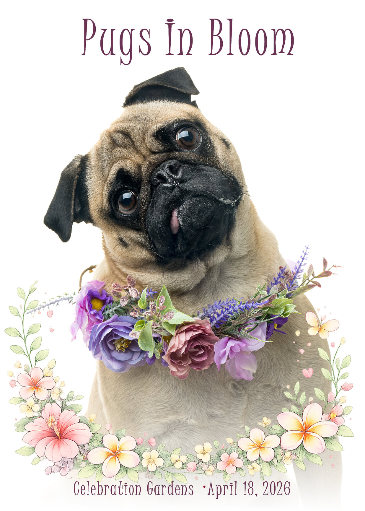 Pugs In Bloom 2026 Orlando | Florida & Georgia Pug Rescue Event
