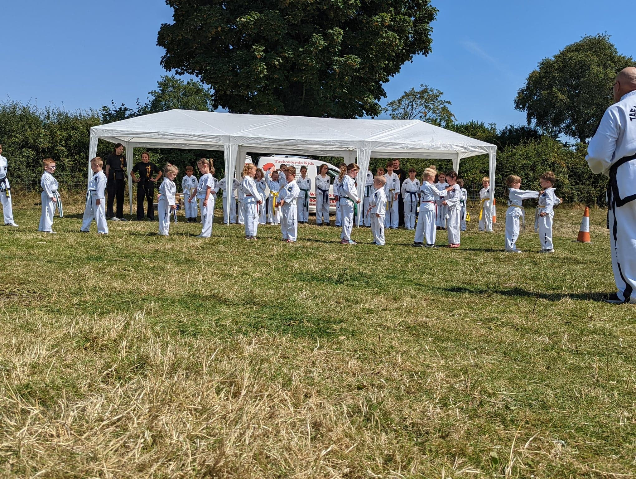 Display at Pencoed Farm - Taekwon-do-Wales