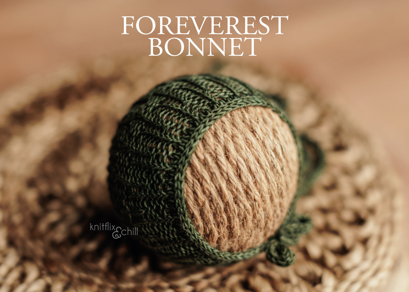 Foreverest Bonnet Knitting Pattern - Hocus Focus Photography