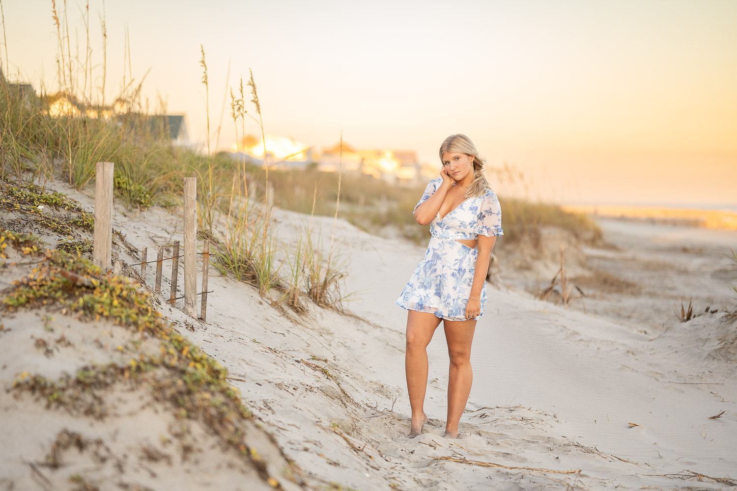 Rainbow Row and Folly Beach Senior Potraits, Hadley
