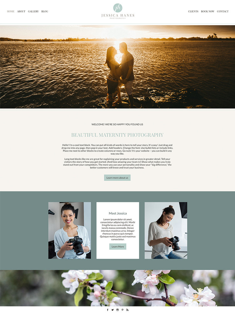 PhotoBiz - Website Templates for Photographers - Photography Website ...
