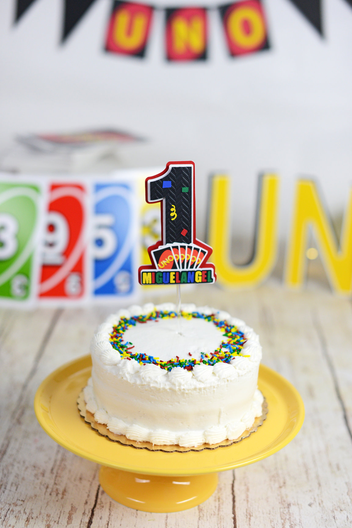 Uno Cake Smash - Ryder Photography