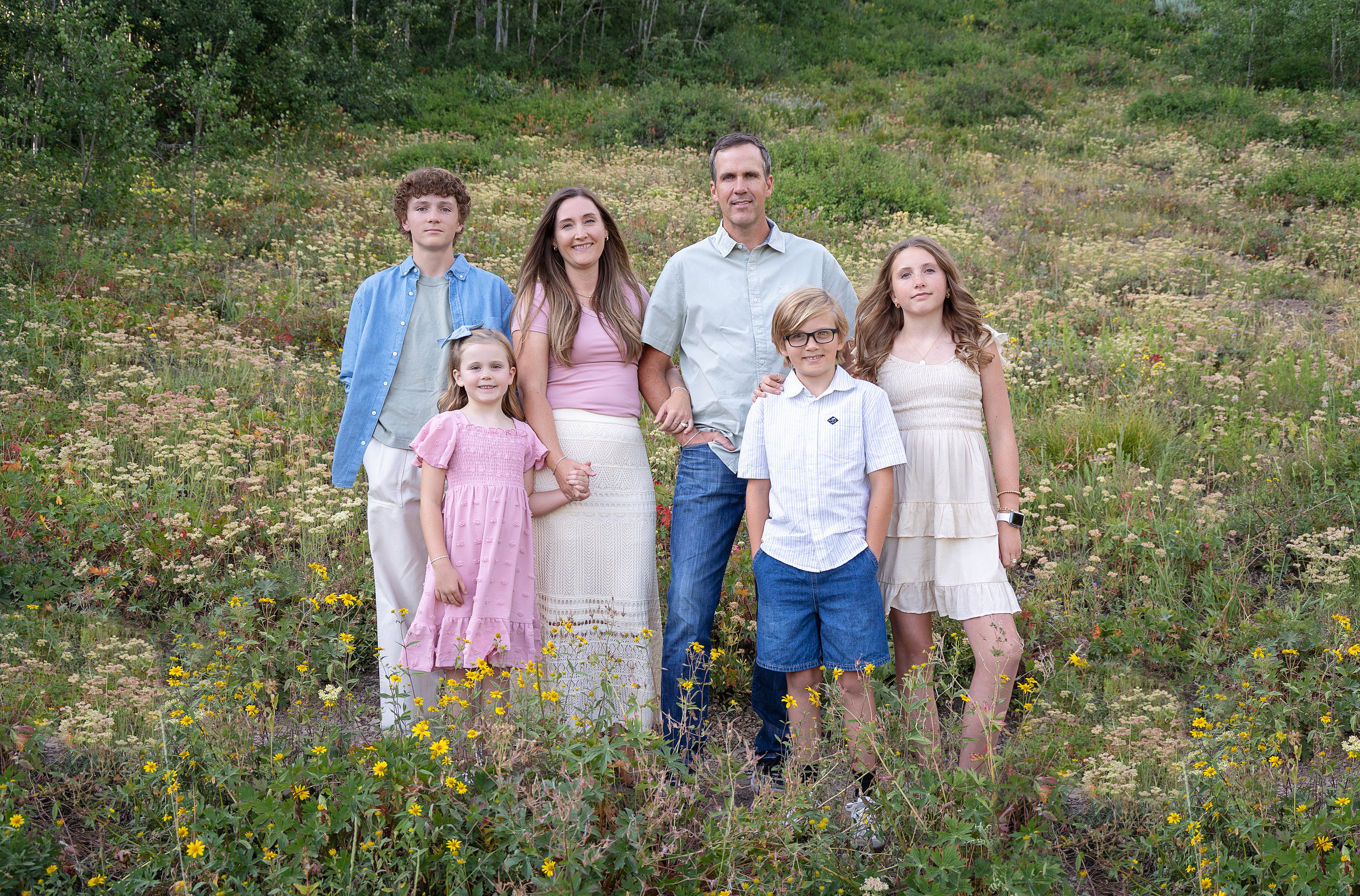 Family Photos in the Wildflower Meadows - Jenny Turk Photography