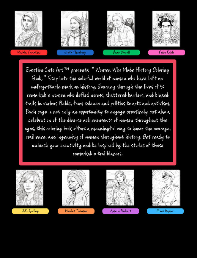 Women Who Made History - Emotion into Art