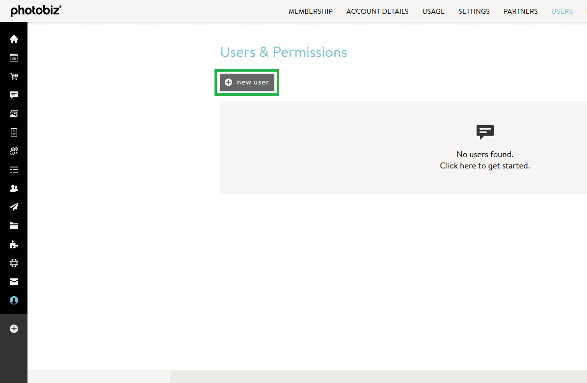 How Do I Create A New User? - PhotoBiz Knowledge Base