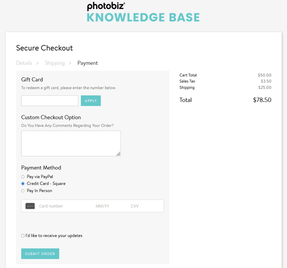 How Can My Customers Purchase From Their Client Galleries Events? - PhotoBiz Knowledge Base