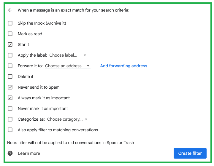 Create A Filter For Notifications in Google Workspace - PhotoBiz ...