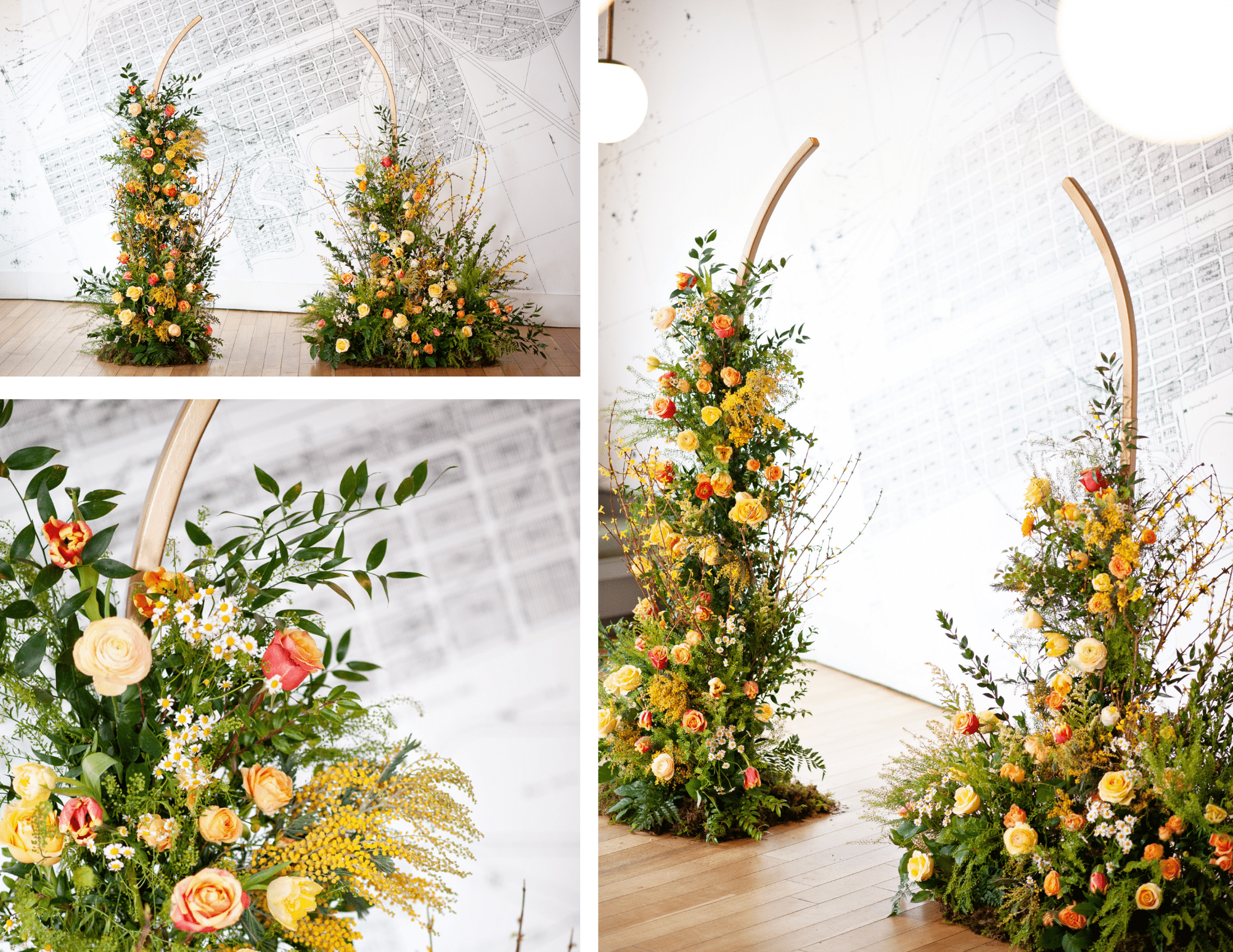 3 Curved Floral Arch Ideas