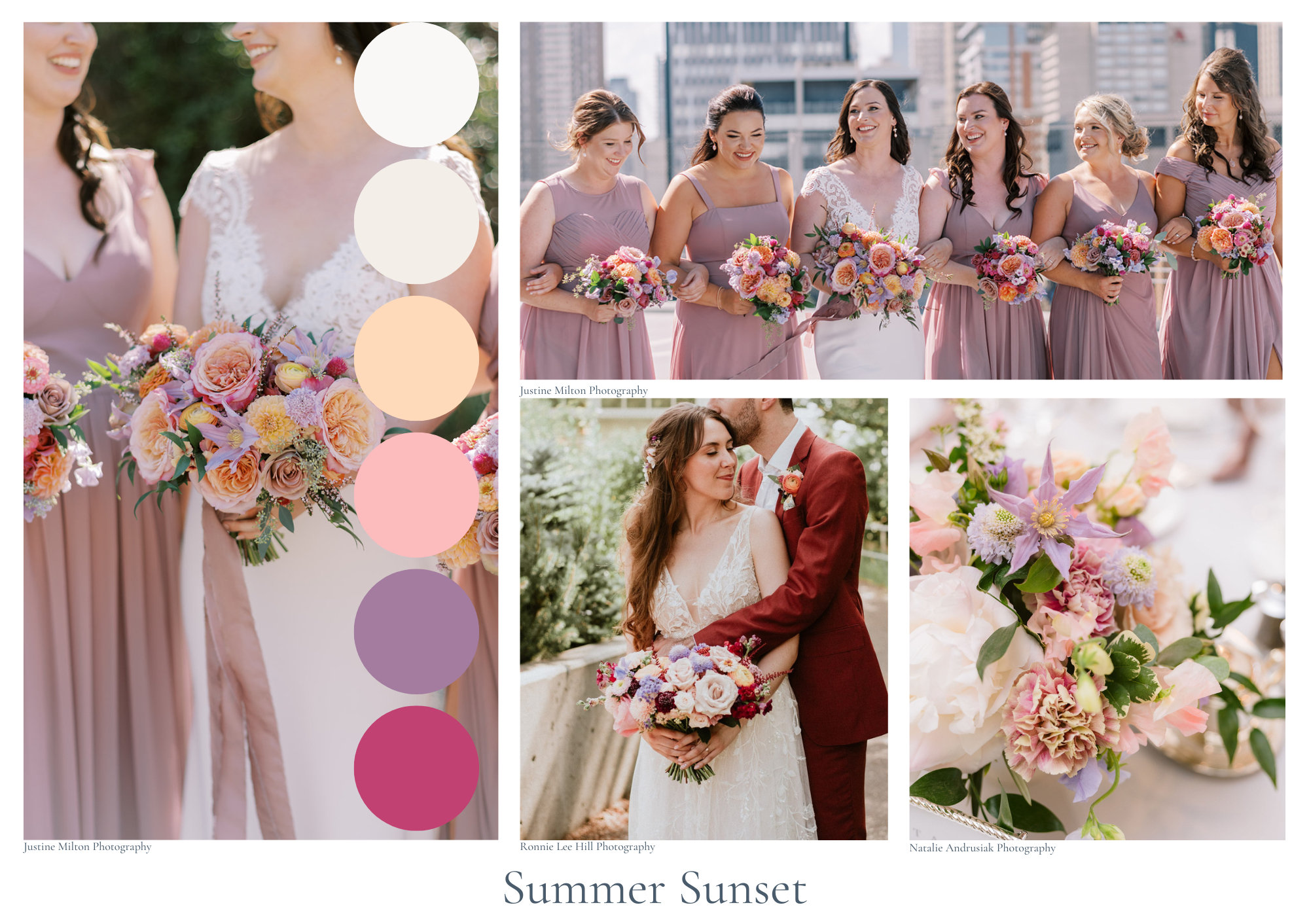 Gorgeous Wedding Colour Palettes