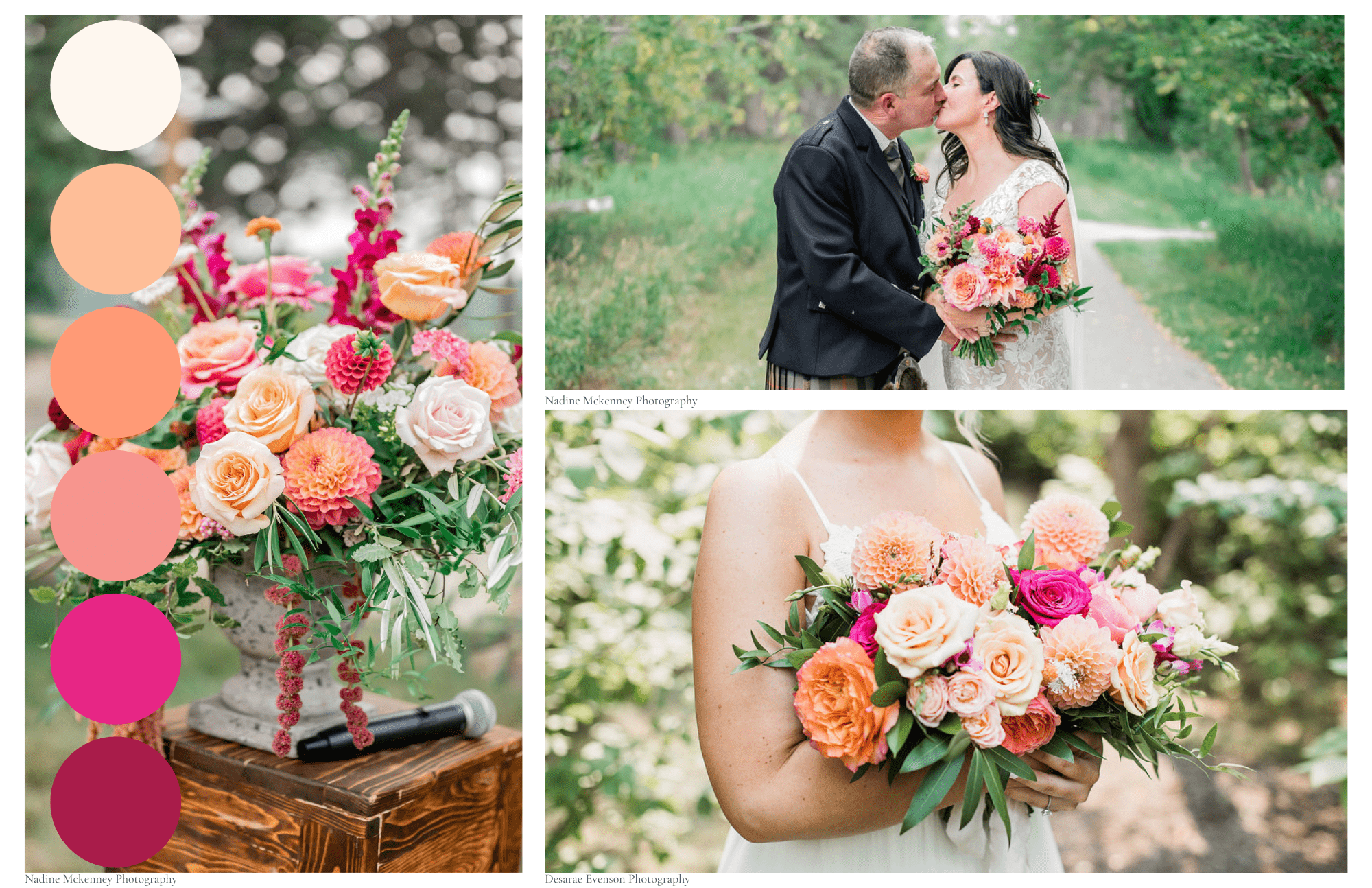 Peach Wedding Flower Inspiration