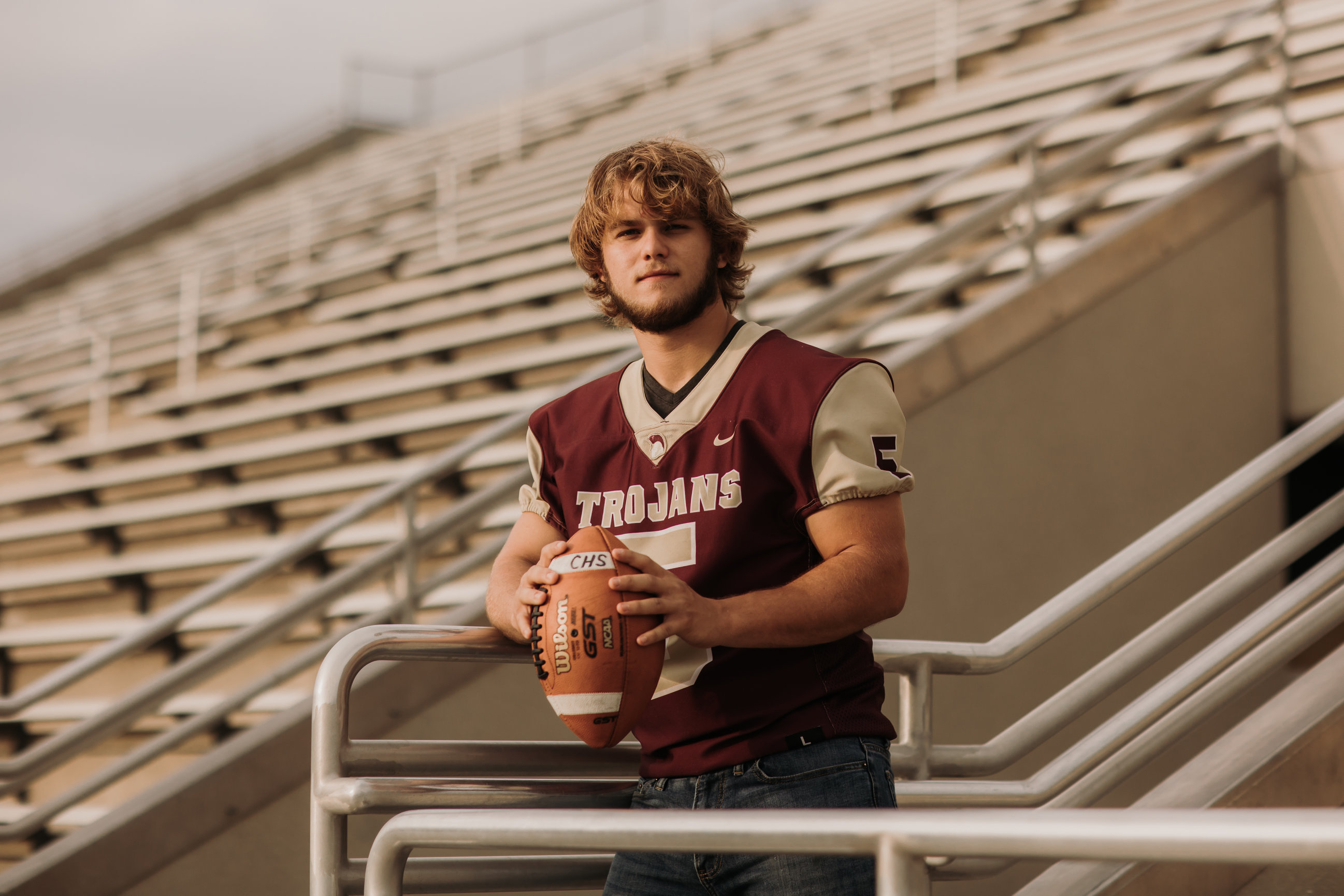 Football, Hunting & Welding Senior Boy Photography