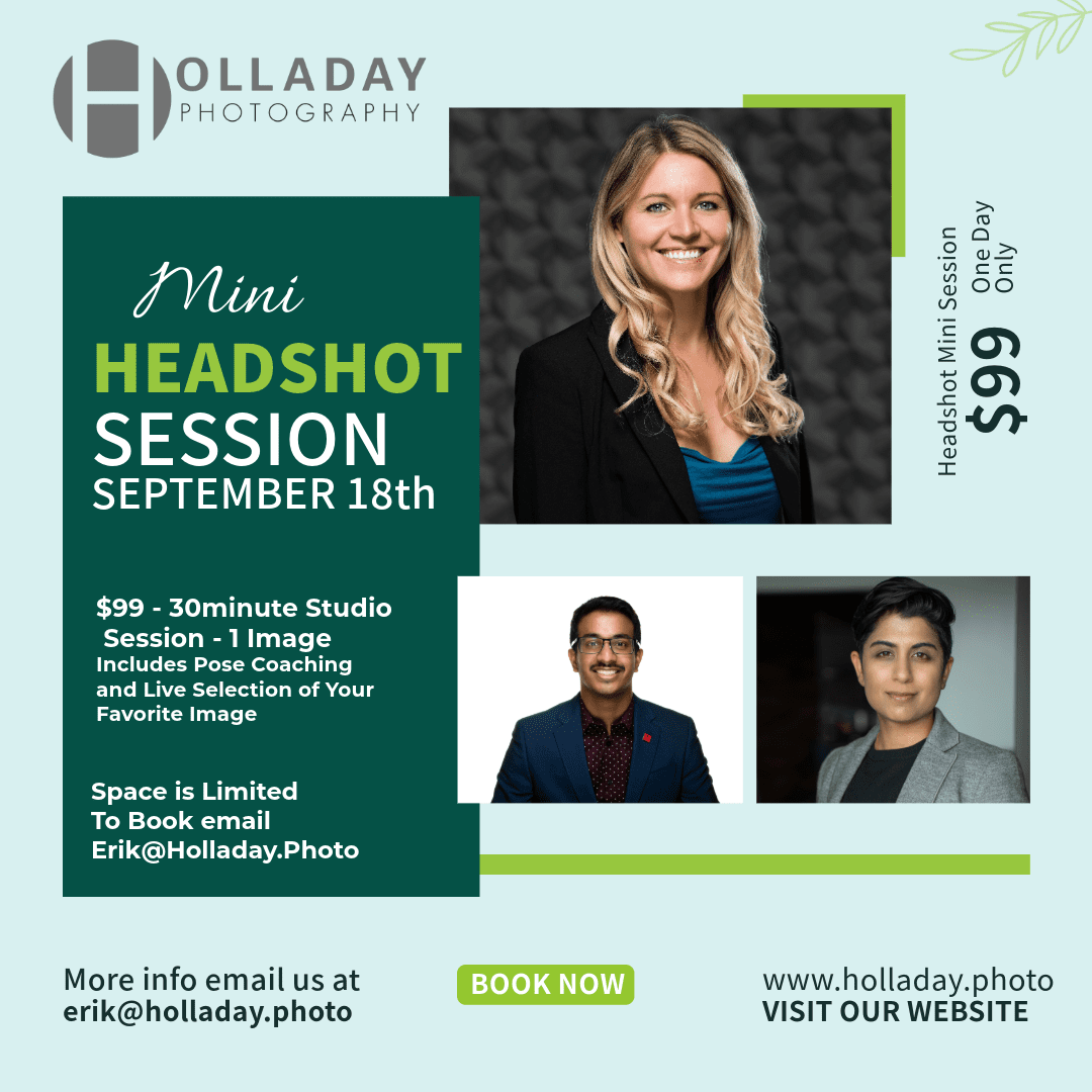 Update Your Headshot Mini Session - Holladay Photography