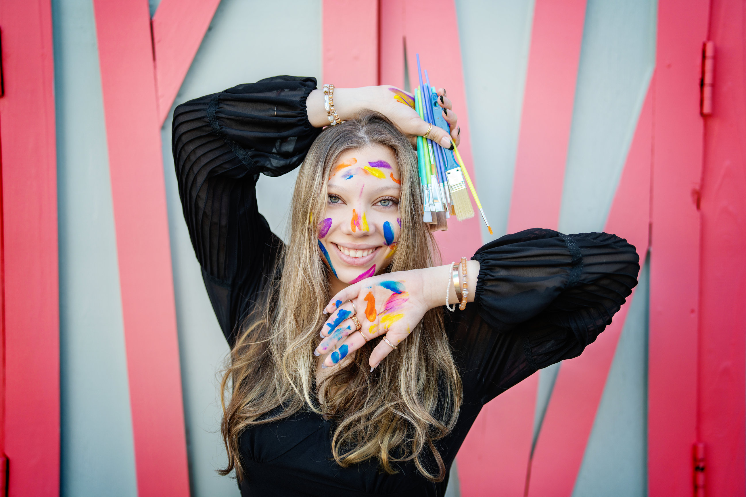 Elise’s Senior Portraits: A Double Session of Music, Art, and Magic on ...