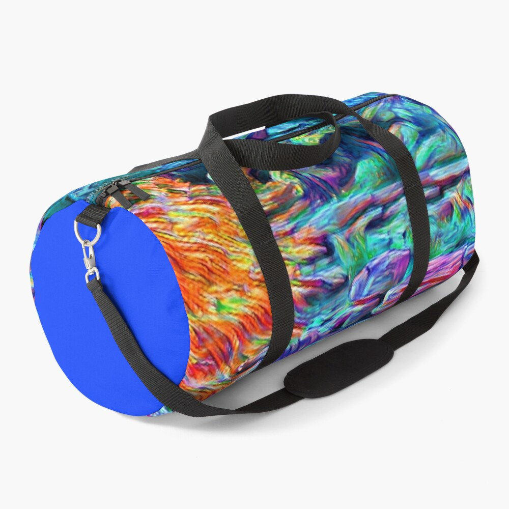 “DUFFLE BAG” in the “BURNING BUSH BY THE CREEK’S POOL” Design ...