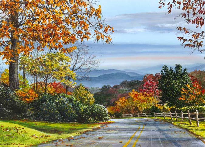 Autumn Glow - Limited Edition Art Print - William Mangum Fine Art